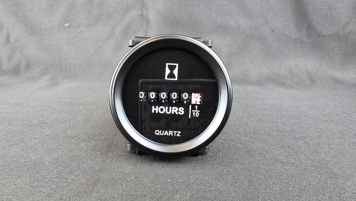 Mr. Speedometer Inc - Analog Hourmeter - Round - HG191 — Mr Speedometer Inc