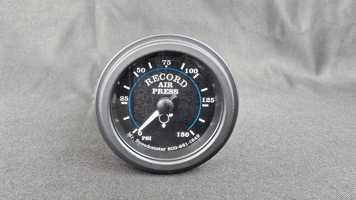 Mr. Speedometer Inc - 2 Inch Mechanical Air Pressure Gauge - 0-150PSI ...