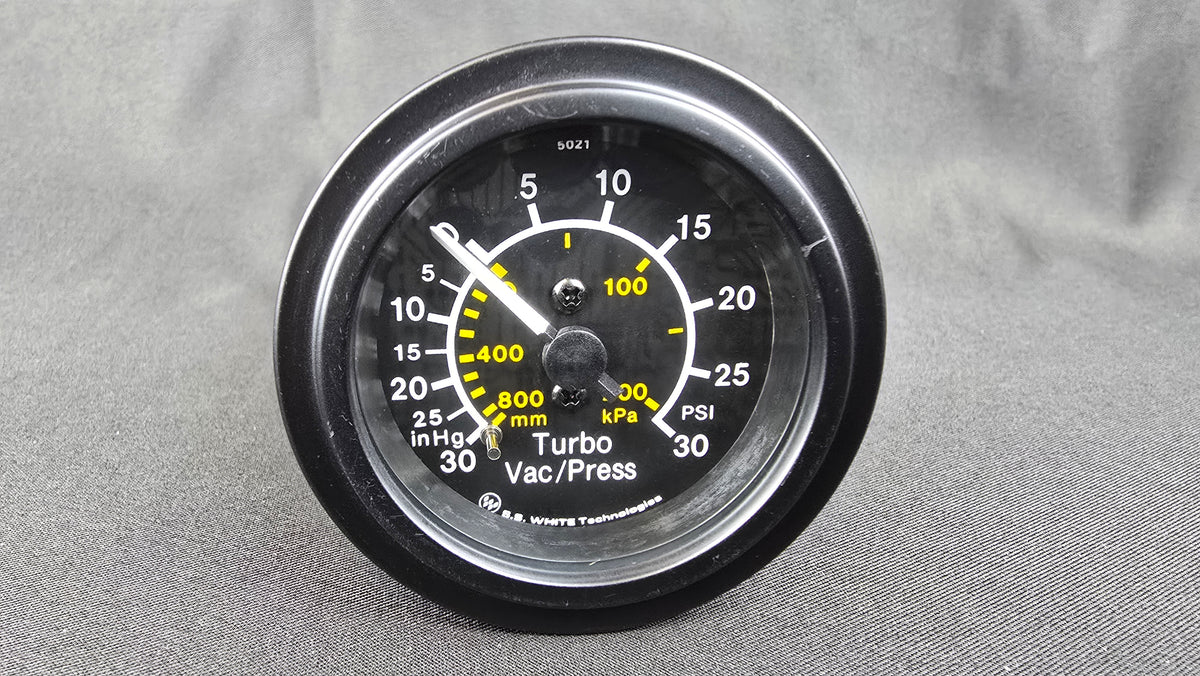 Mr. Speedometer Inc - 2 Inch Mechanical Turbo/Vacuum Pressure Gauge ...